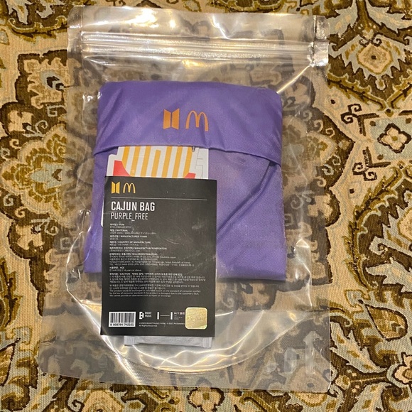 McDonald's | Bags | Bts X Mcdonalds Official Collab Cajun Purple Bag ...